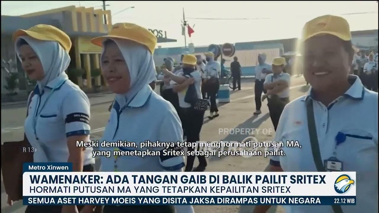 Wamenaker Curiga Adanya Tangan Gaib di Balik Pailit Perusahaan Sritex - [Metro Xinwen] - YouTube