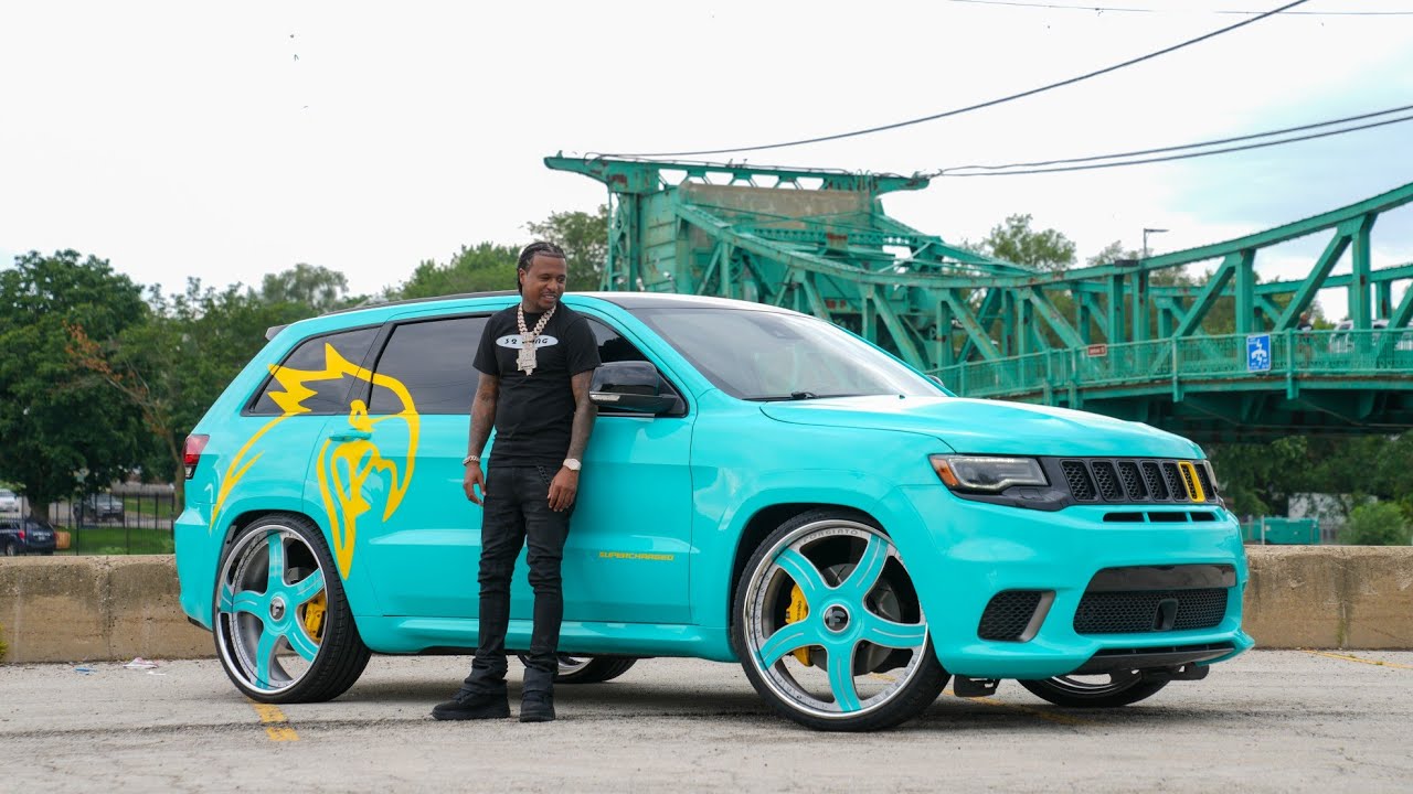 REVEALING MY TRACKHAWK NEW WRAP FIRST DRIVE - YouTube