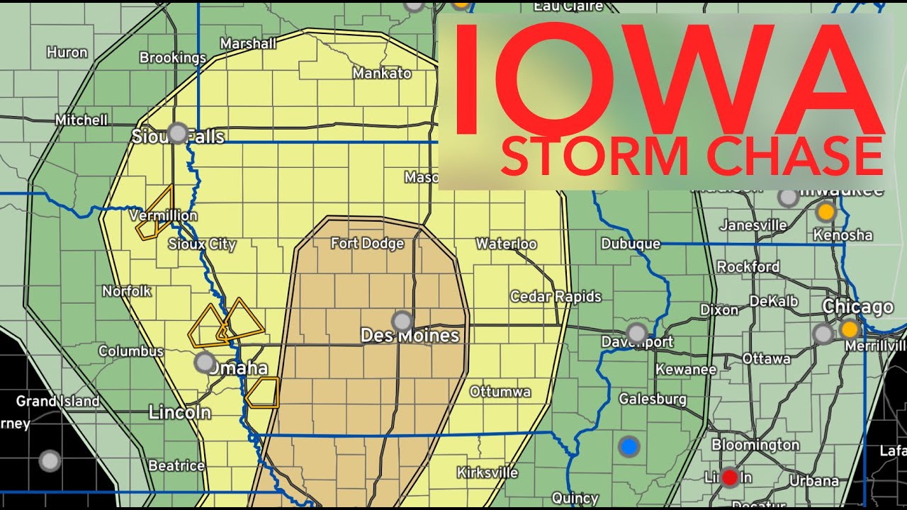 IOWA Severe Weather Potential - Tracking it Live - Live Storm Chaser ...