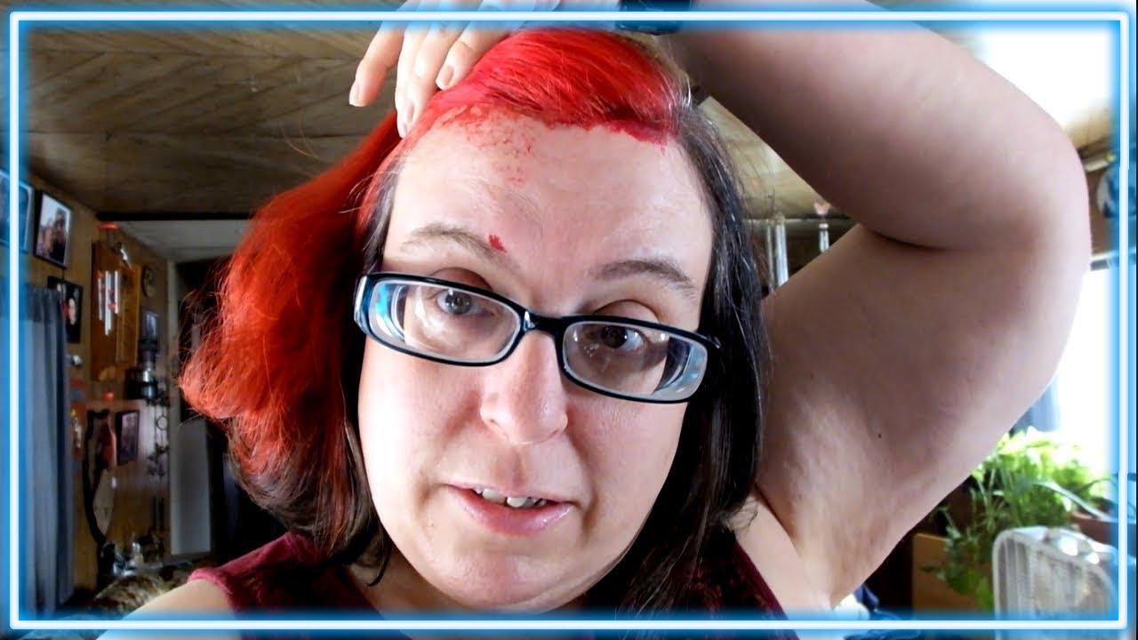Having Red Dye All Over Your Face! - YouTube