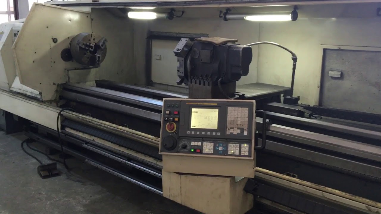 DUNYA CNC MAKİNA TURKEY 4 METER DMTG CNC LATHE - YouTube
