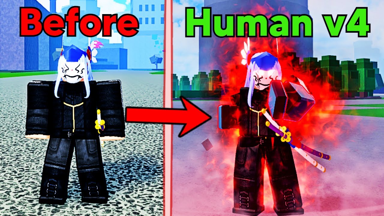 I Went From Noob To MAX Human v4 In One Video [Blox Fruits] - YouTube