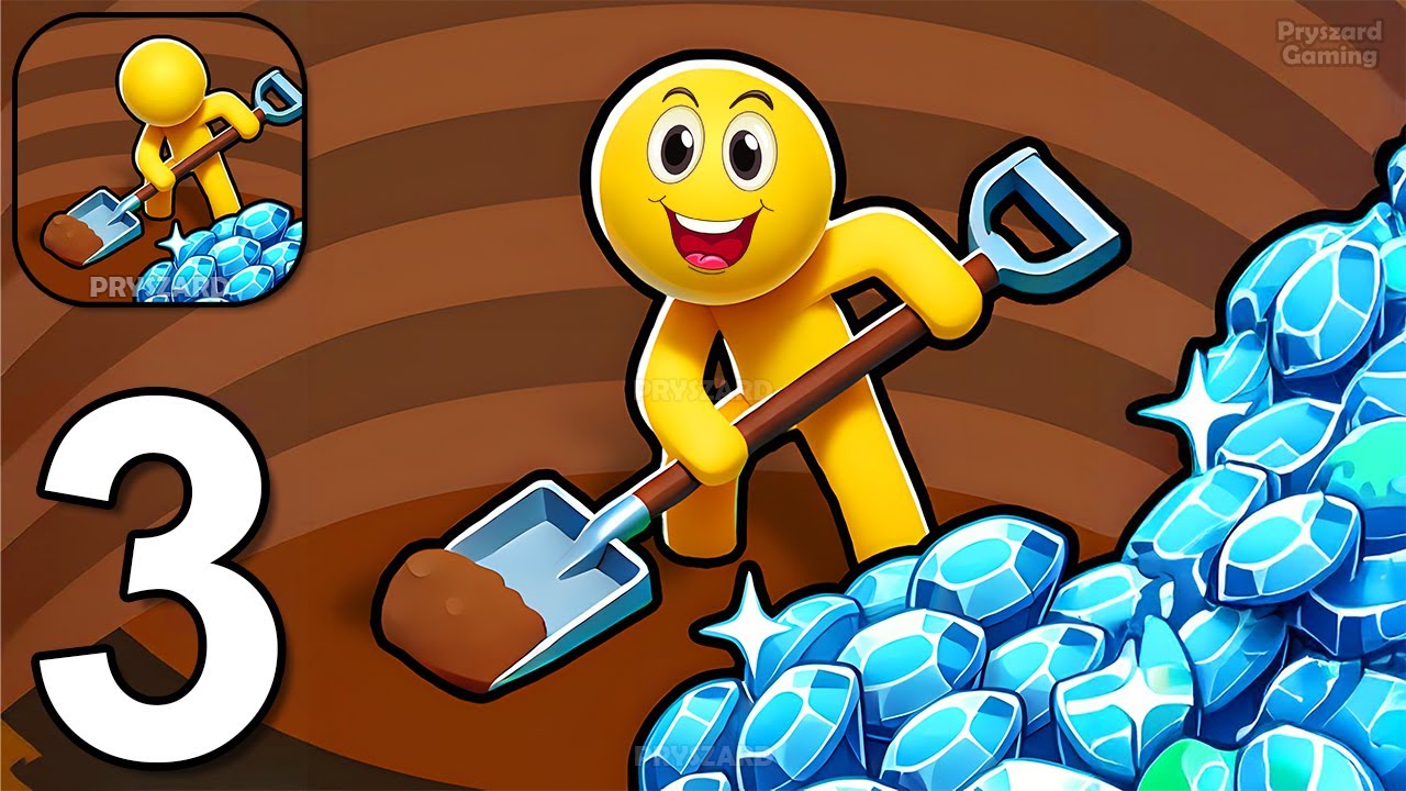 Dig World - Gameplay Walkthrough Part 3 Hole 2 Unlocked, Shovel Upgrade ...