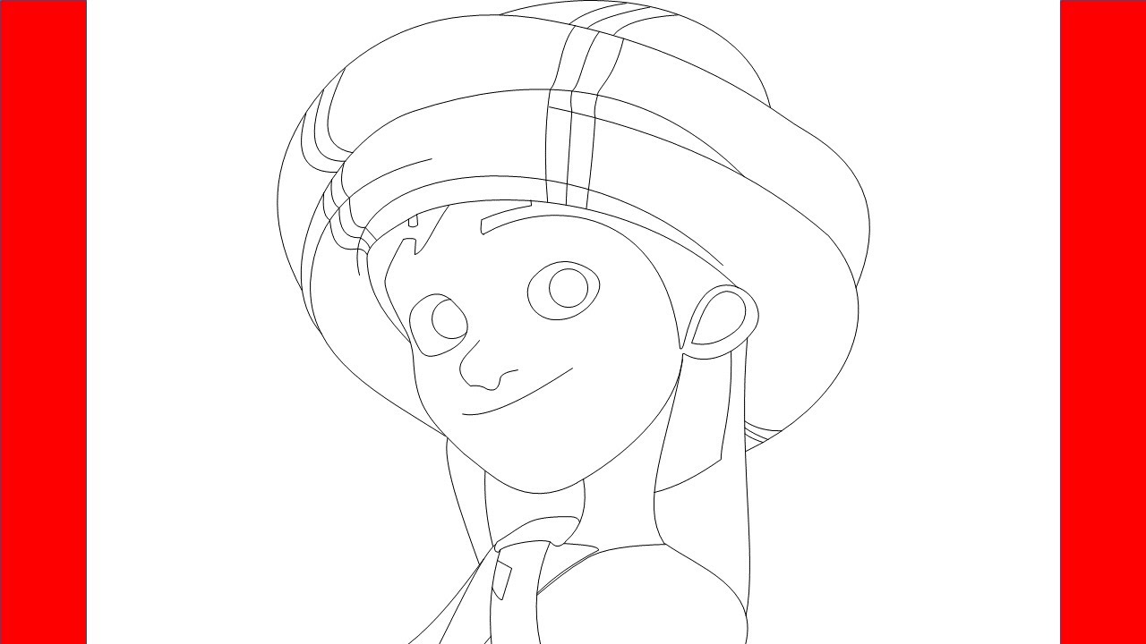 How To Draw Mansour - Step By Step Drawing - YouTube