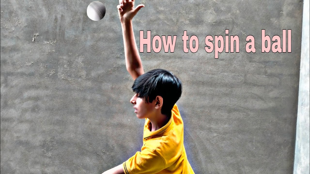 How to grip to do a spin ball.(Only for leg spinners and off spinners ...