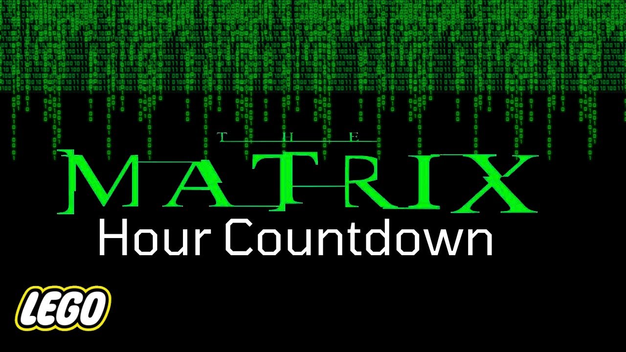 LEGO One Hour COUNTDOWN Matrix Timer - YouTube