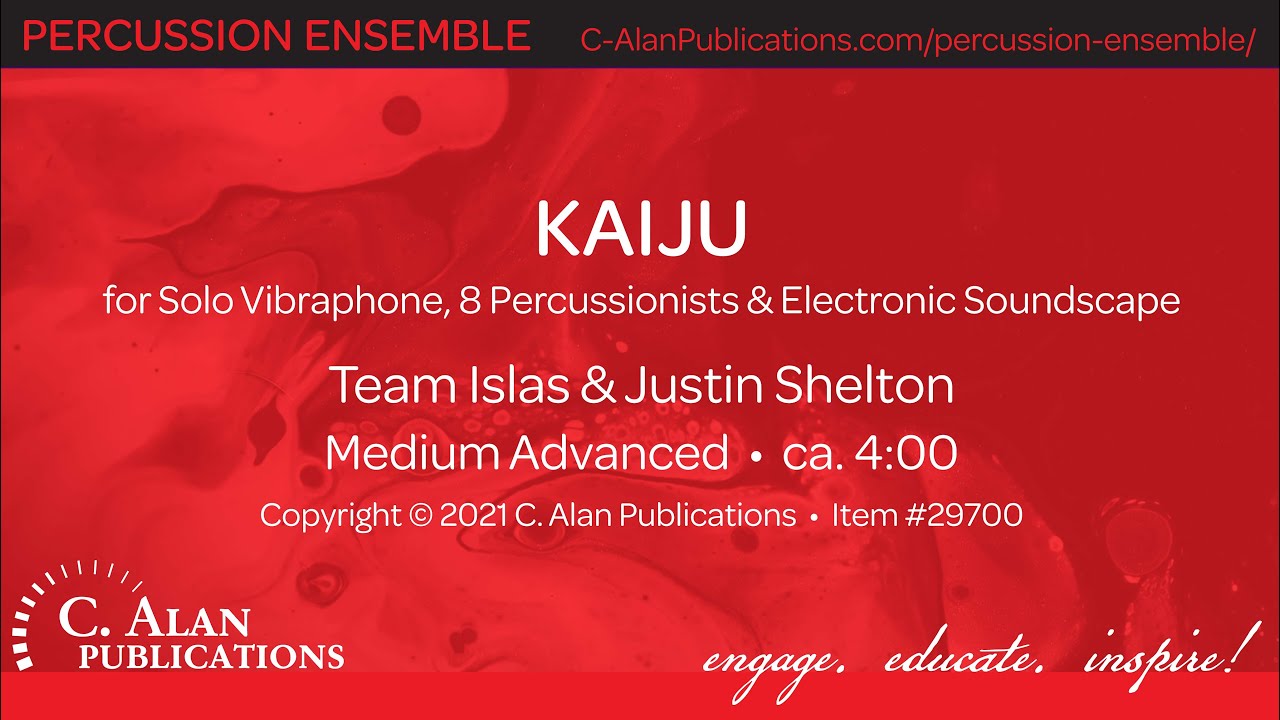 Kaiju (Solo Vibraphone, 8 Percussionists, & Electronic Soundscape ...
