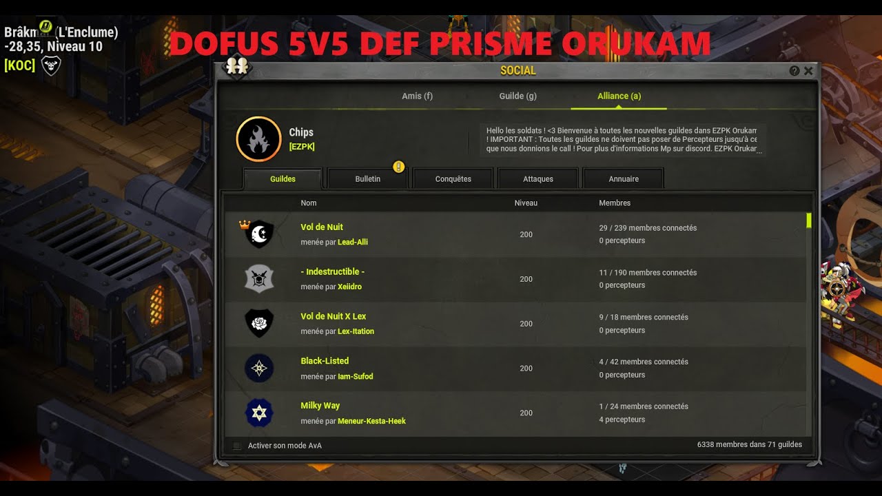 [DOFUS PVP] 5V5 PRISME SERVEUR ORUKAM - YouTube