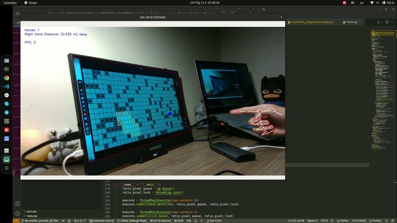 hand gesture click mouse pointer - YouTube