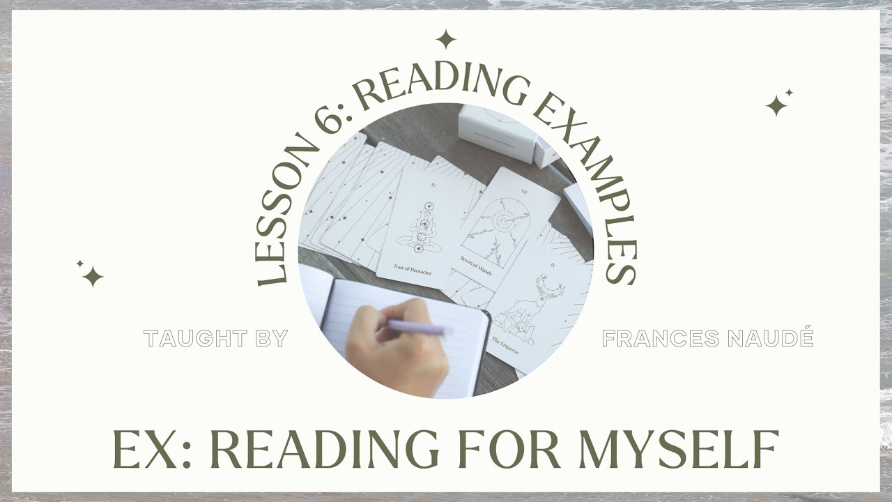 Intro to Tarot: Example of Tarot Reading for Myself - YouTube
