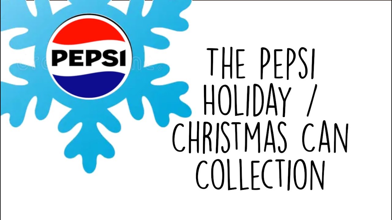 The Pepsi Holiday/ Christmas Can Collection. Gingerbread? - YouTube