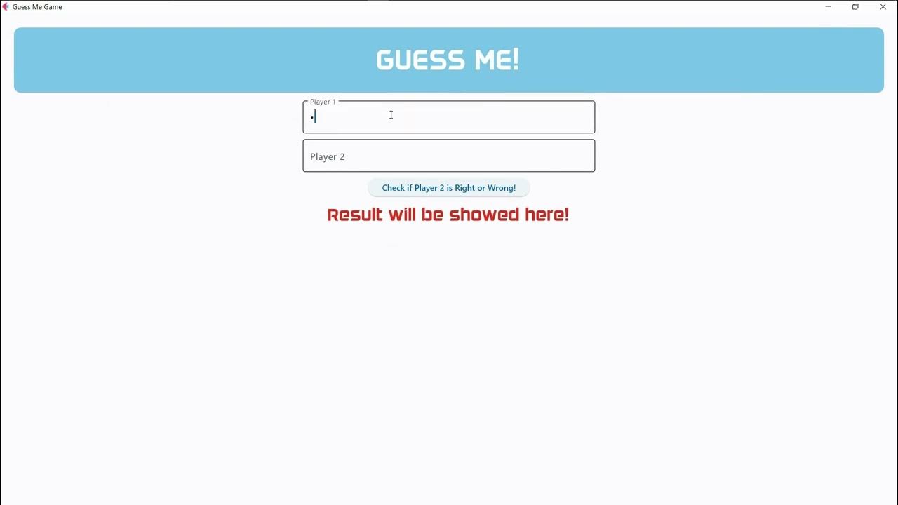 Learning Flet | Day 5 | Guess Me Game Project - YouTube