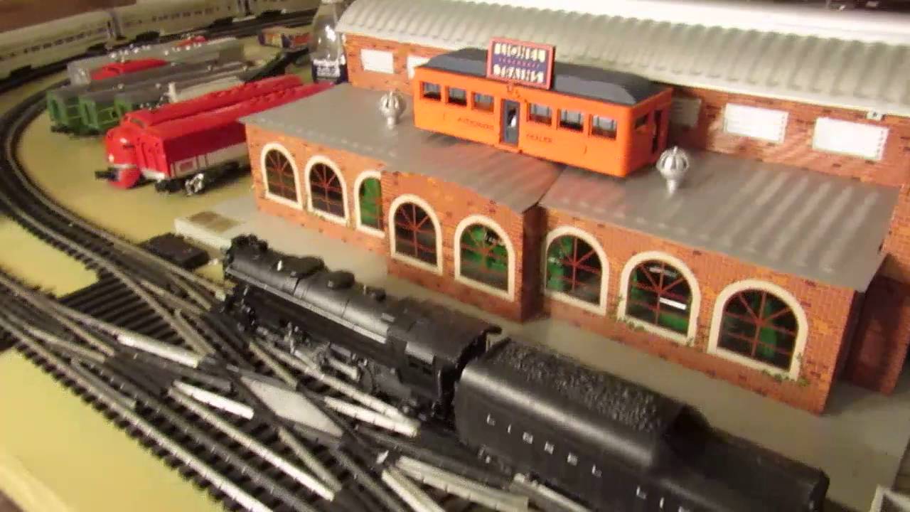 RETRO Rails Series.MARX#333 Smoking Engine pulls the Load!!! - YouTube