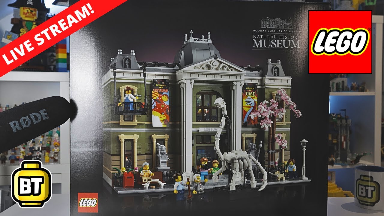 LEGO Modular - Natural History Museum (10326) Build LIVE! - YouTube