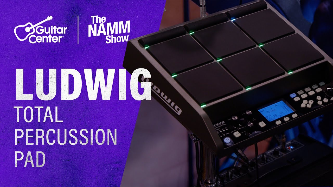 NEW Ludwig LED104 Total Percussion Multi-Pad Overview and Demo | NAMM ...