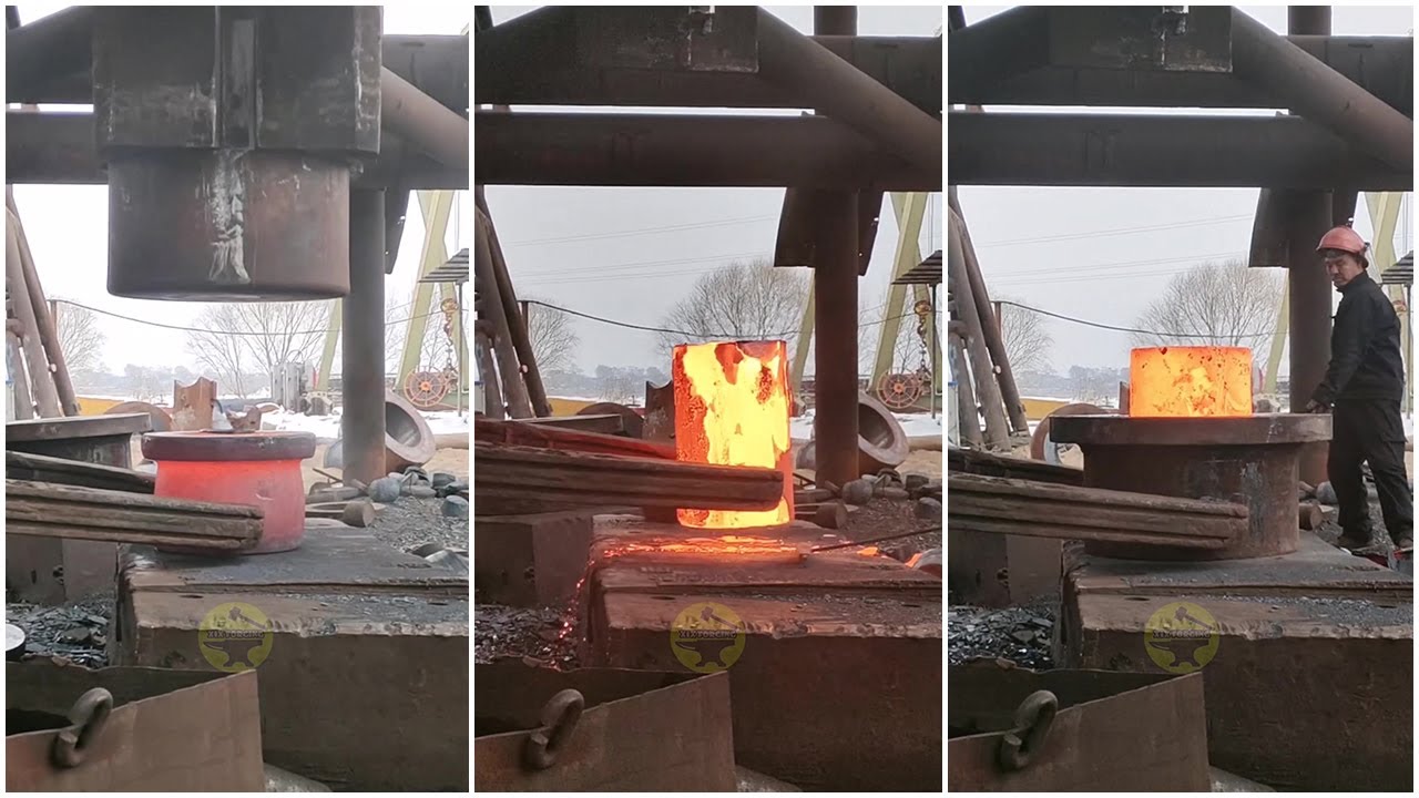 How To Professionally Forge Steel Billets EP26 #satisfying #forging # ...