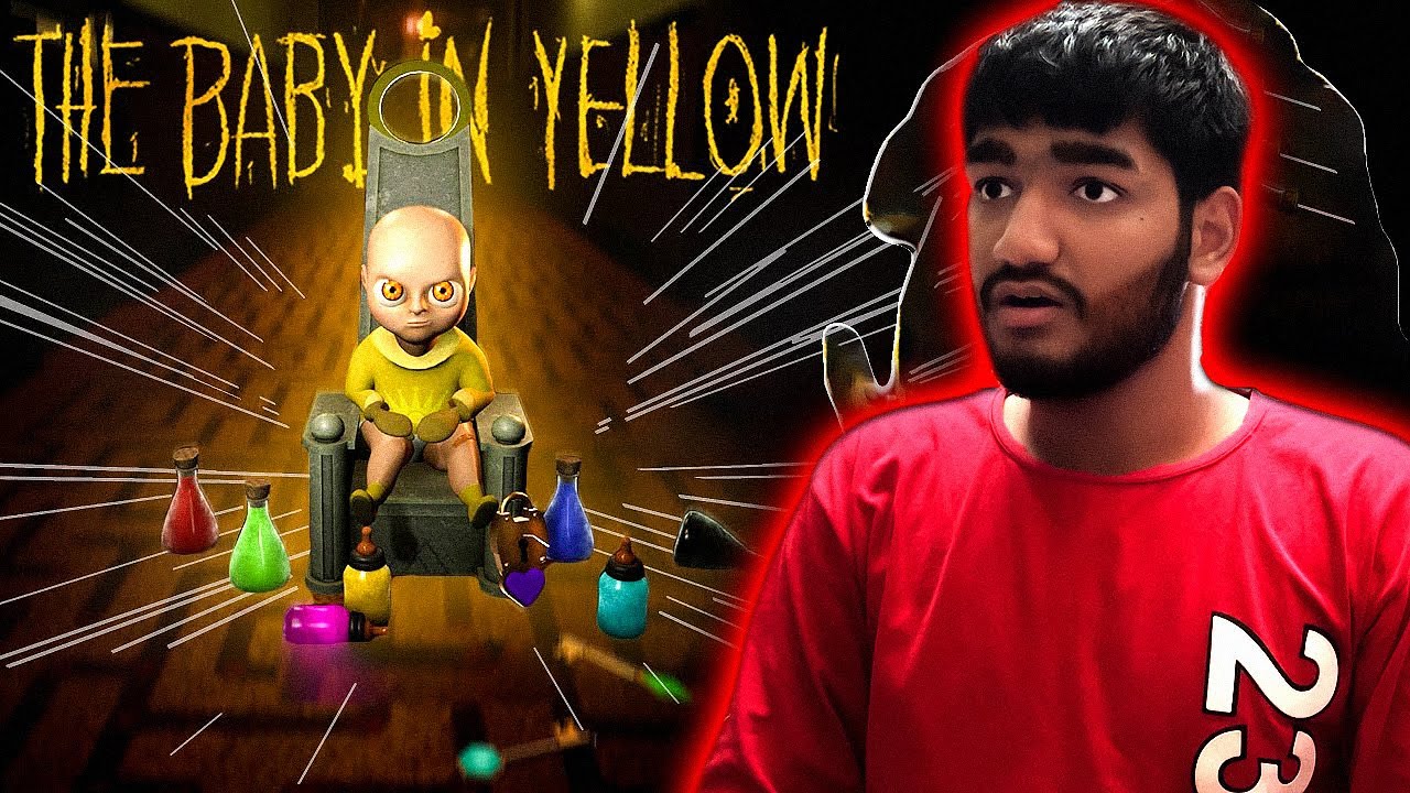 ESCAPING FROM THIS DANGEROUS BABY | THE BABY IN YELLOW - YouTube