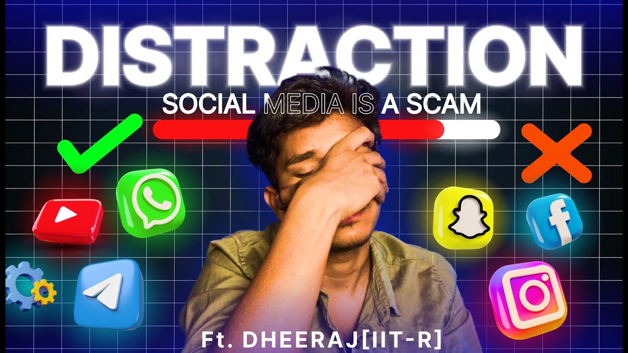 How to Stop Distraction in 1 Day!🚫 IIT/NEET/UPSC/CAT | VIDEO 242/365 ...
