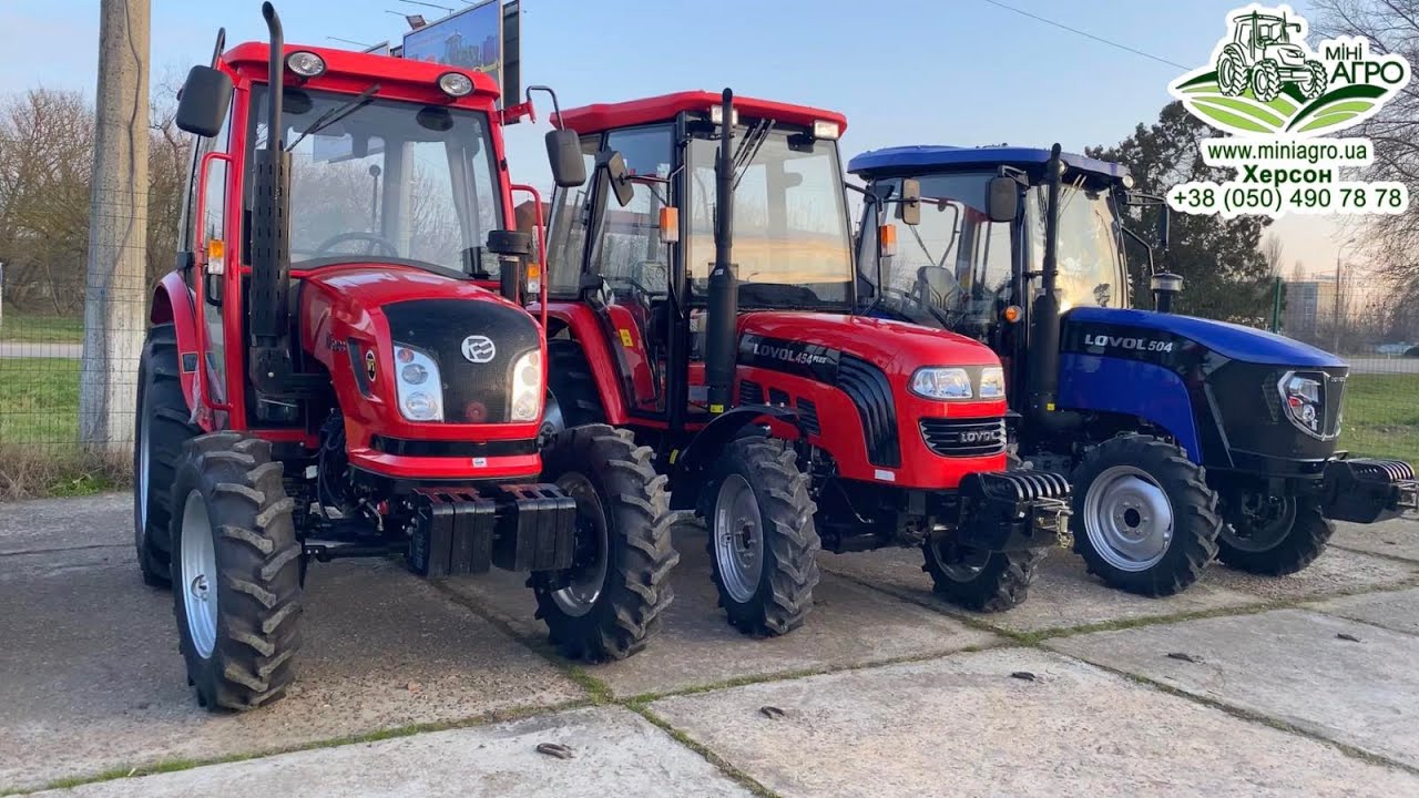ЛУЧШИЕ В СВОЕМ КЛАССЕ !!! Dongfeng 504 G3, Lovol 454 Plus, Lovol 504 ...