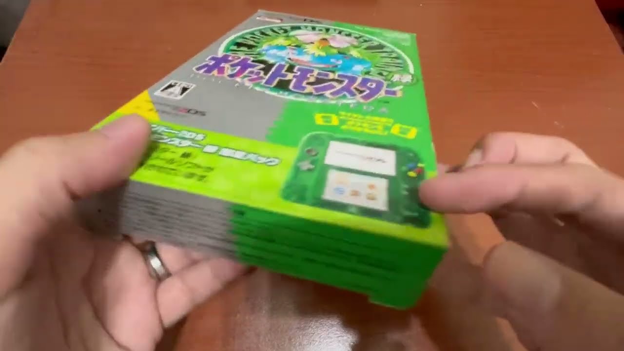 我買過哪些東西(What I bought)：任天堂2DS透明綠(Nintendo 2DS transparent green)限定版 開箱 ...
