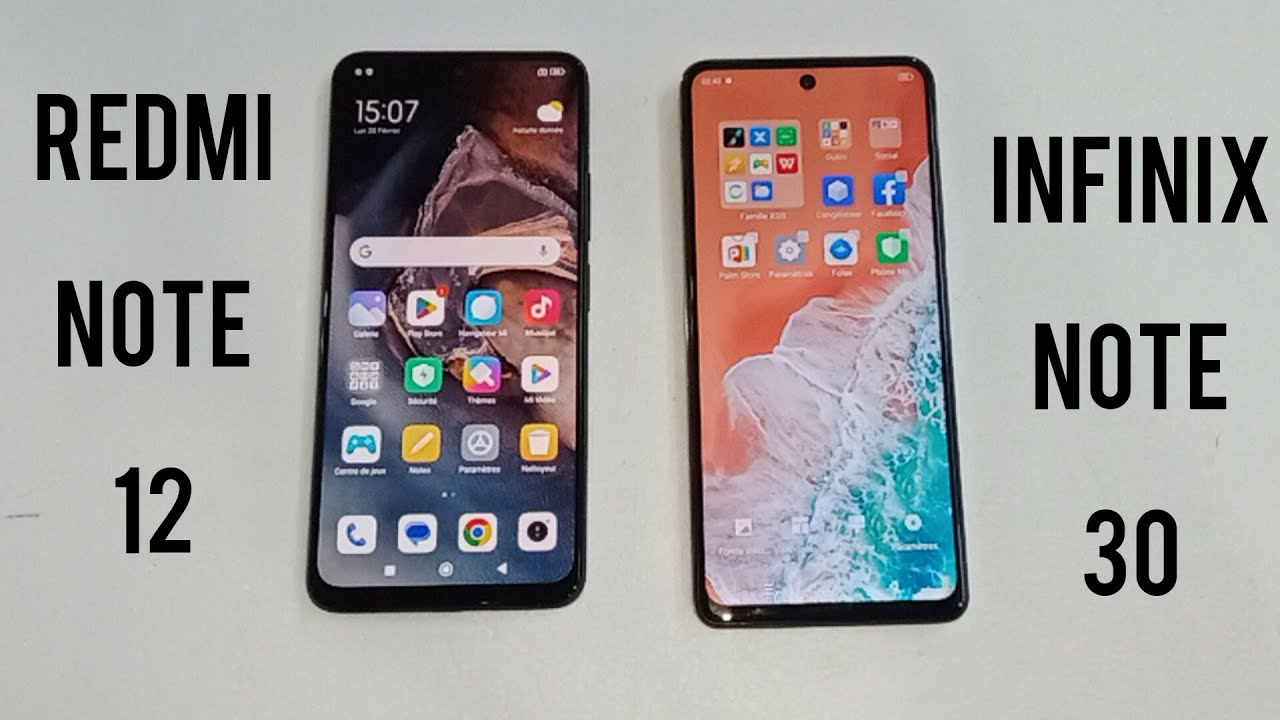 Redmi Note 12 vs infinix Note 30 : speed test - YouTube