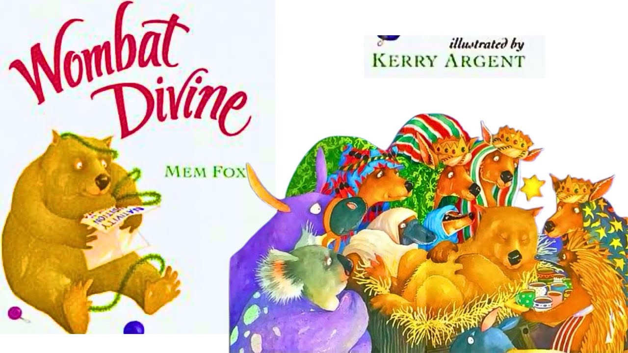 Wombat Devine (delightful Christmas-themed children's book)#readaloud # ...
