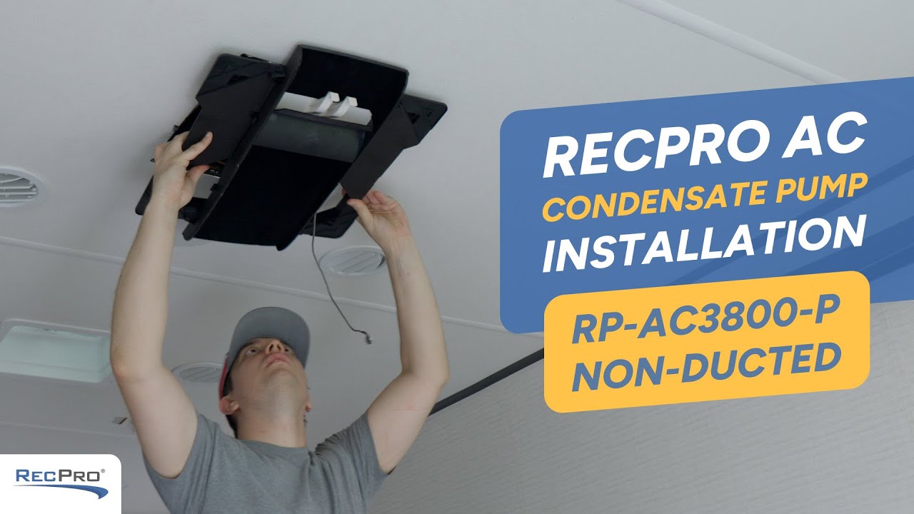 How to Install RecPro's RV Condensate Pump Air Conditioner | RP-AC3800 ...