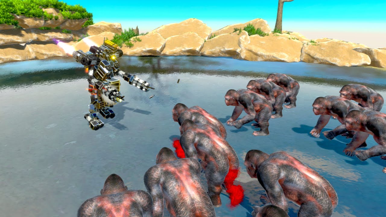 ROBOTS VS ANIMALS - YouTube