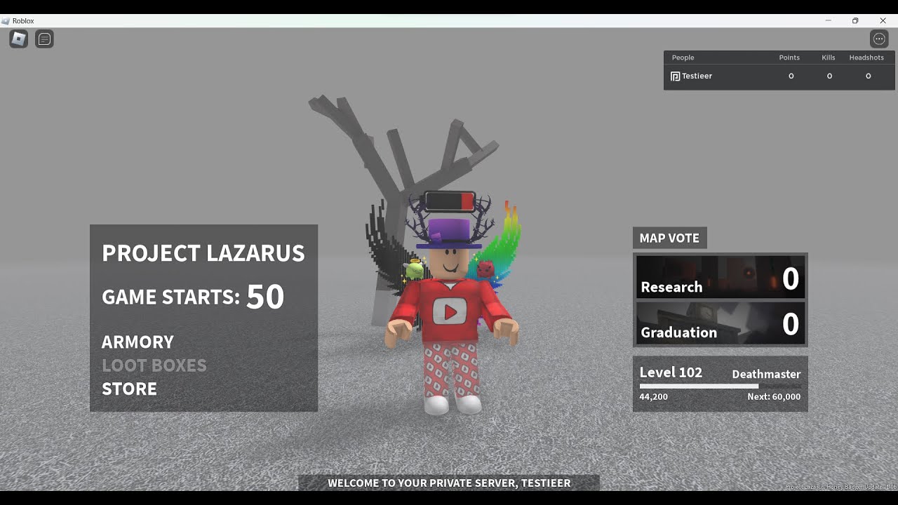 [LIVE] Roblox Zombies Project Lazarus Stream (VIP Link In Desc) - YouTube