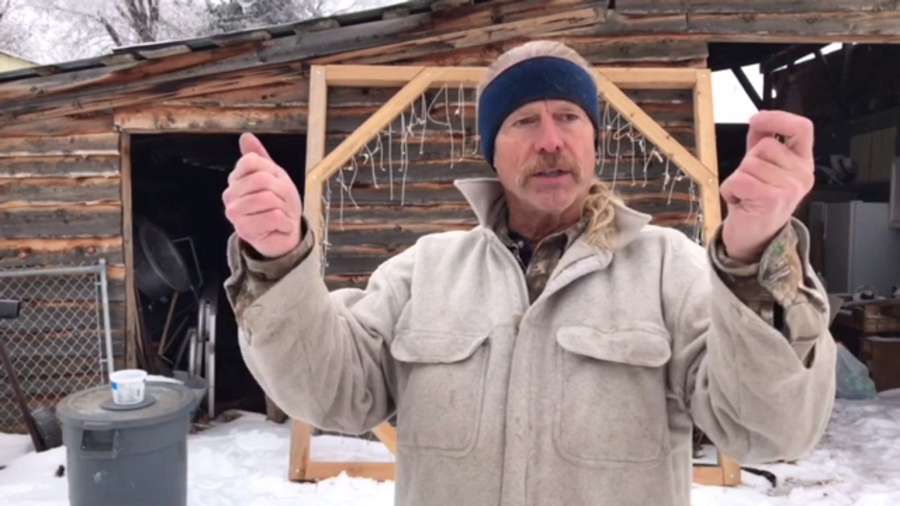 Frame for Dry Scraping Hides - YouTube