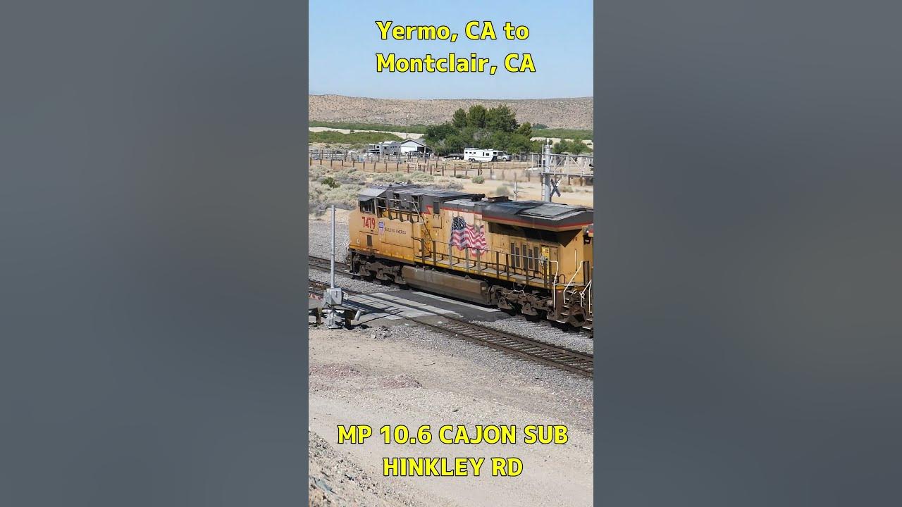 UP 7479 WB MYRMC Yermo, CA to Montclair, CA 6-22-2024 - YouTube