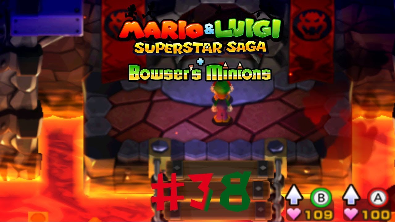 Mario & Luigi: Superstar Saga (3DS) Part 38 - Bowser's Castle - YouTube