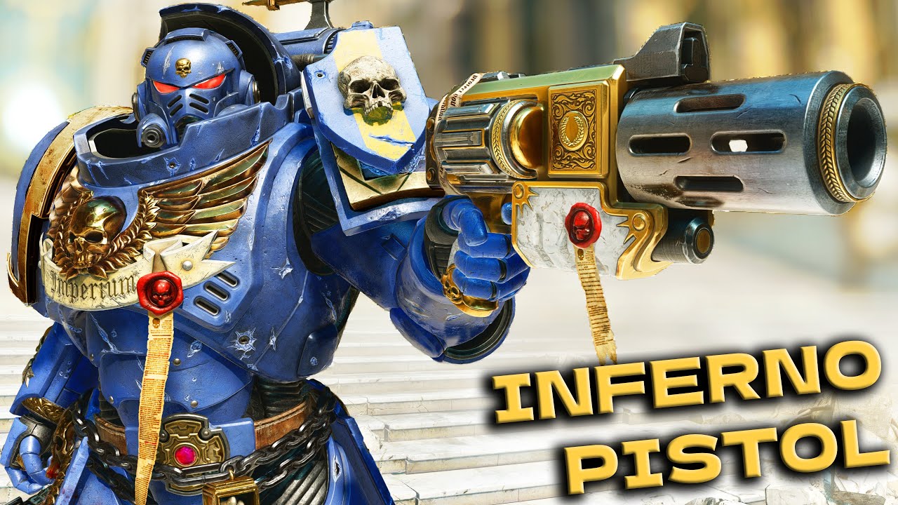 NEW WEAPON - Inferno Pistol Gameplay - Warhammer 40k: Space Marine 2 ...