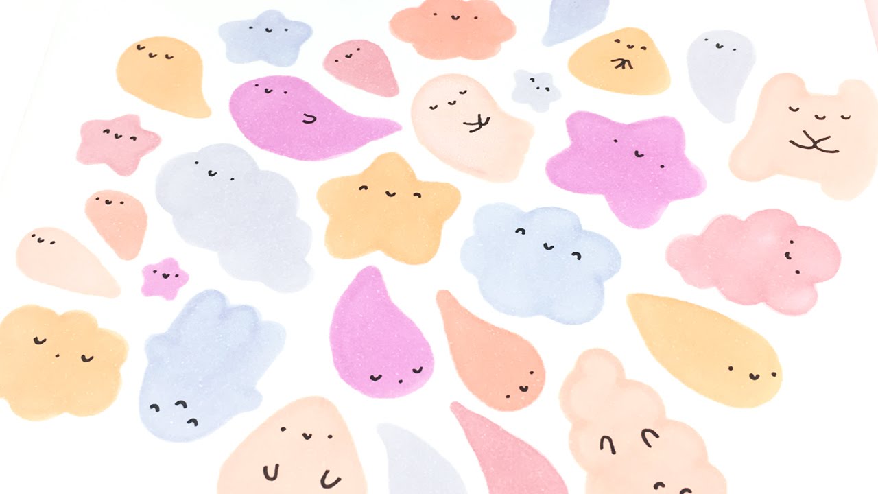 Soothing Color Blob Doodle - YouTube
