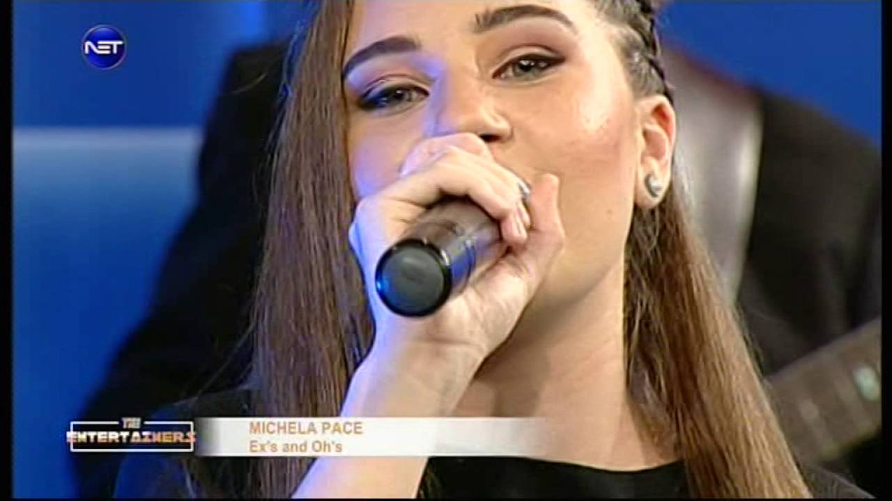 Michela Pace - Ex's and Oh's on The Entertainers - YouTube
