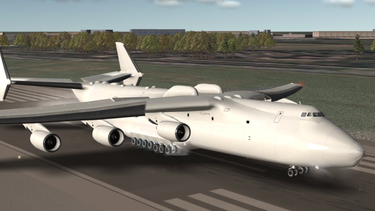ANTONOV AN-225 MRIYA Autopilot Landing - YouTube