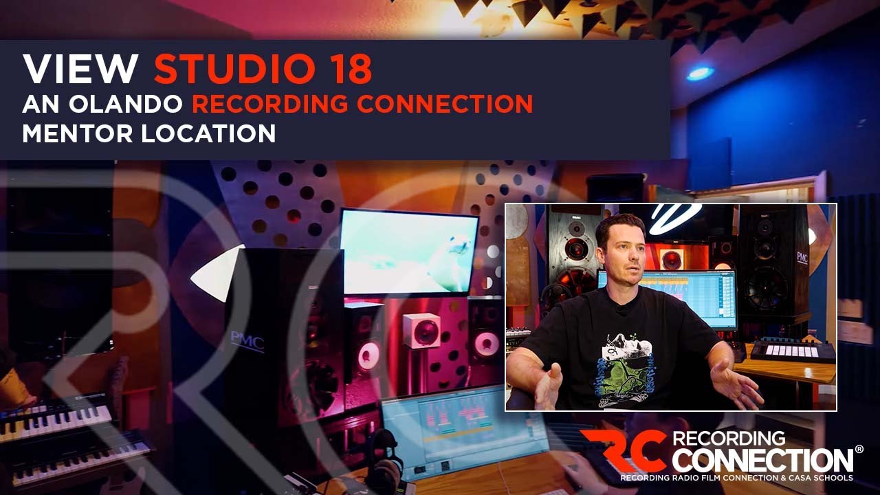 Studio 18: A Recording Connection Mentor Location in Orlando - YouTube