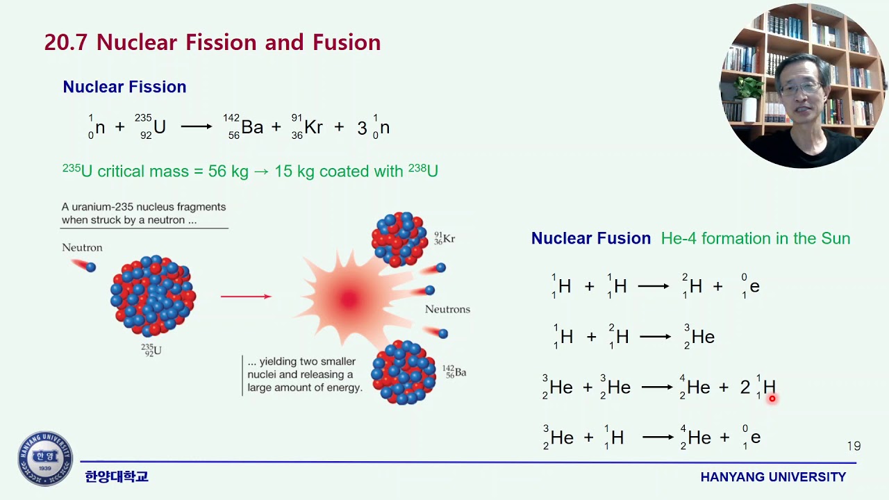 SDG 일반화학 제20장 제2강 Nuclear Energy - YouTube