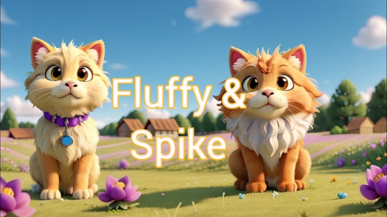 Fluffy and Spike's Magical Friendship Journey | Animated Kids Story ...