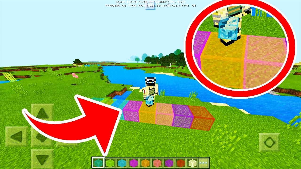 LOS VIDRIOS DE COLORES AGREGADOS EN MINECRAFT PE 1.0 (MINECRAFT POCKET ...