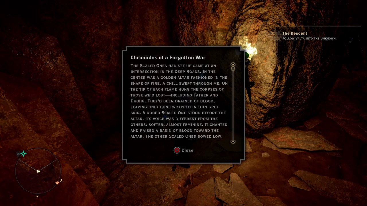 Dragon Age Inquisition Codex The Scaled Ones - YouTube