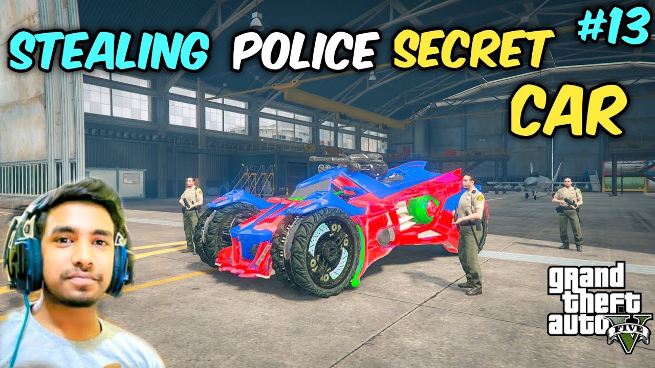 I STOLE POLICE TOP SECRET CAR ! GTA V GAMEPLAY #13 - YouTube