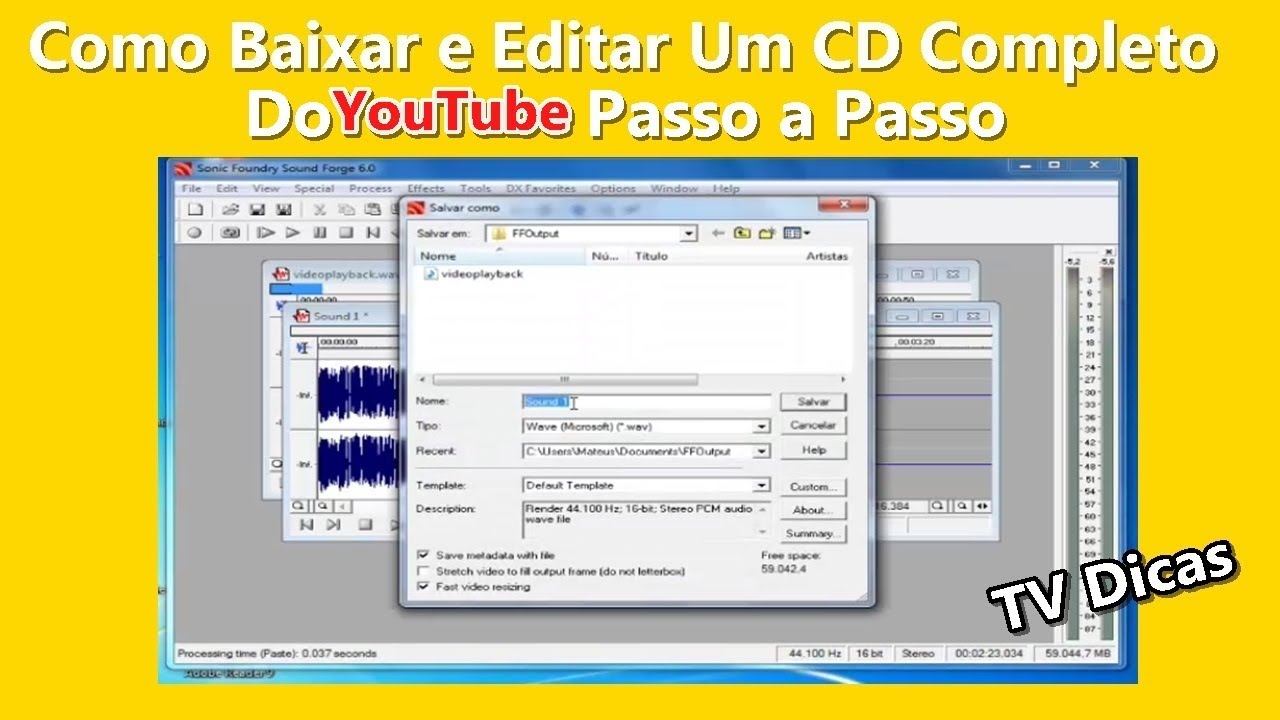 CD Completo Do YouTube Passo a Passo - YouTube