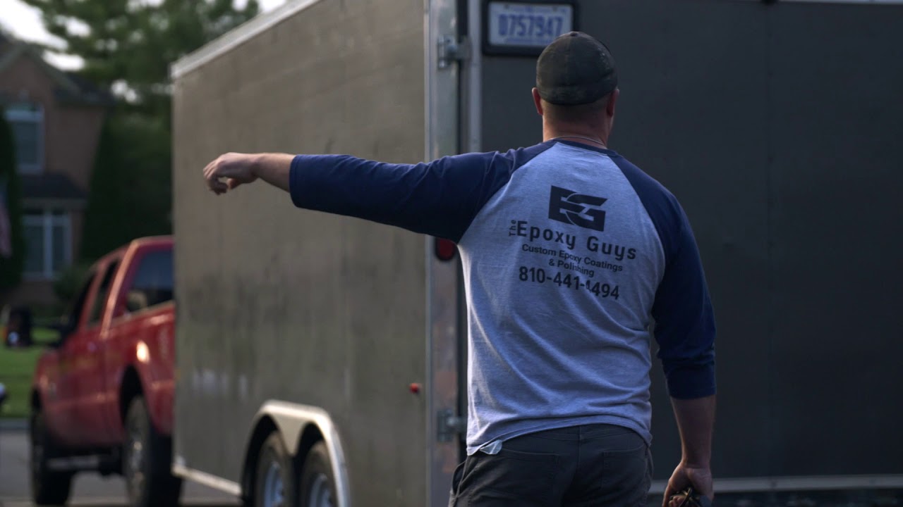The Epoxy Guys One Day Garage Floor Process Video - YouTube