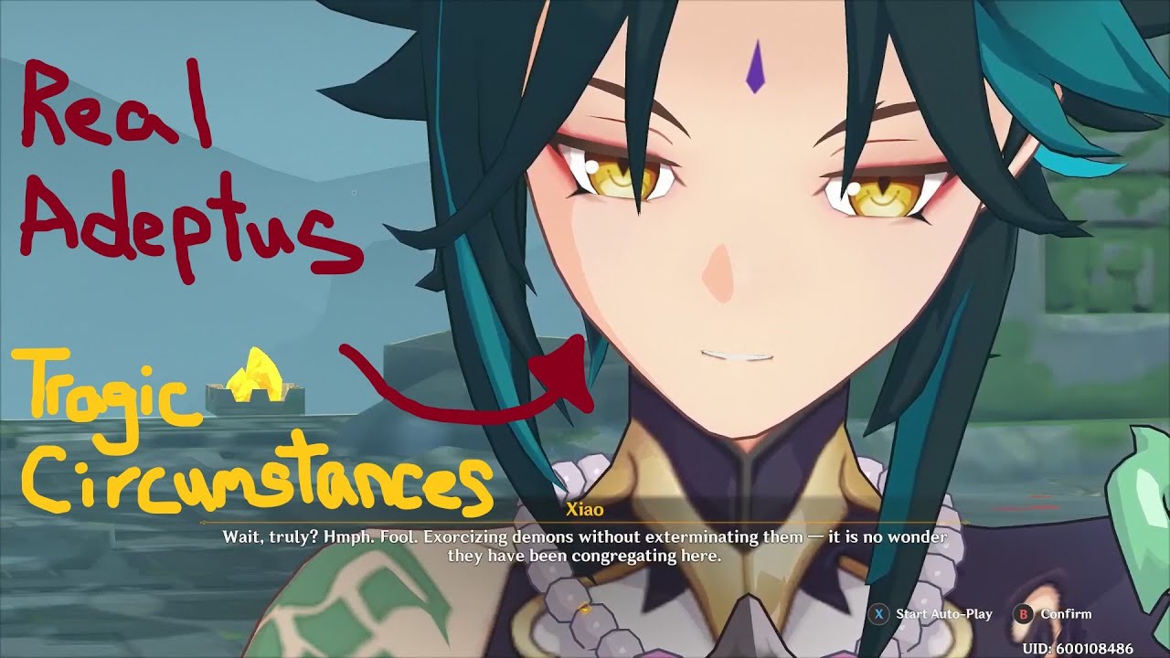 Authentic adeptus Xiao and his karmic evil aura [Alatus Act I - 03 ...