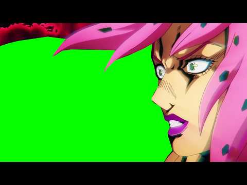 Jojo part 5 Diavolo See the future greensceen