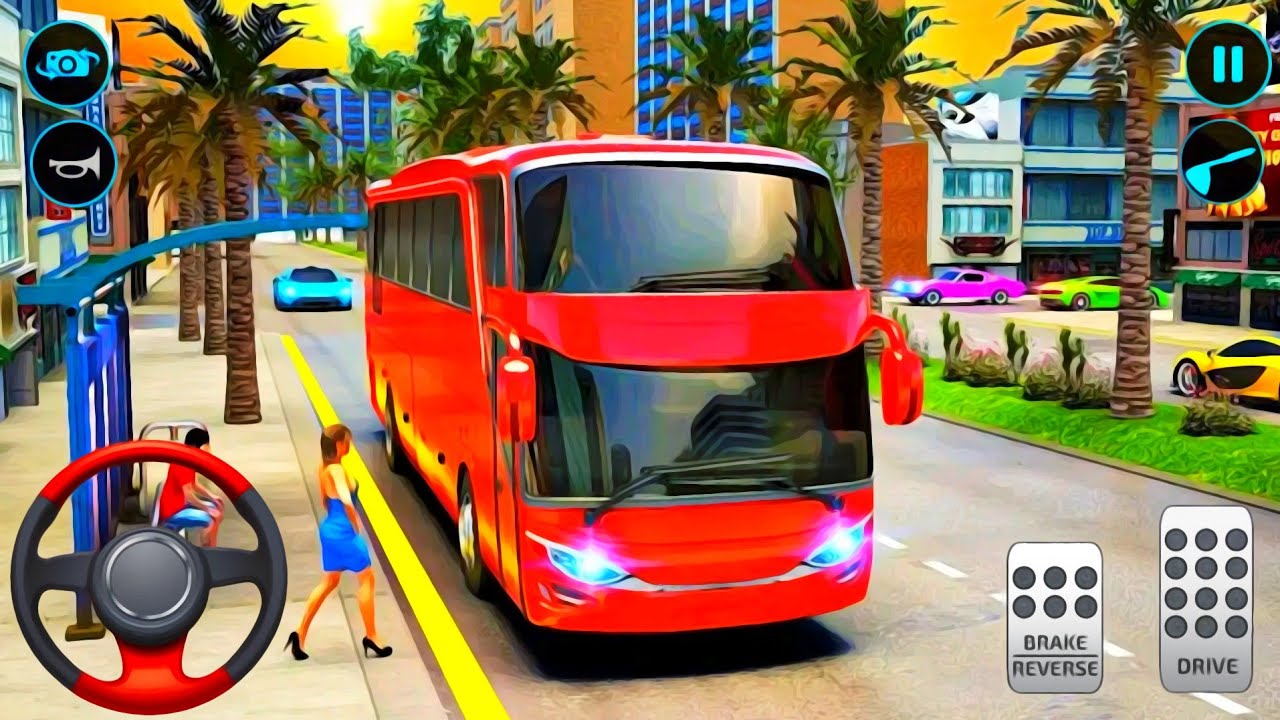 Ultimate Bus Driver 3D Simulator 🚌 💥 Bus Crazy Drive - Gameplay #1 ...