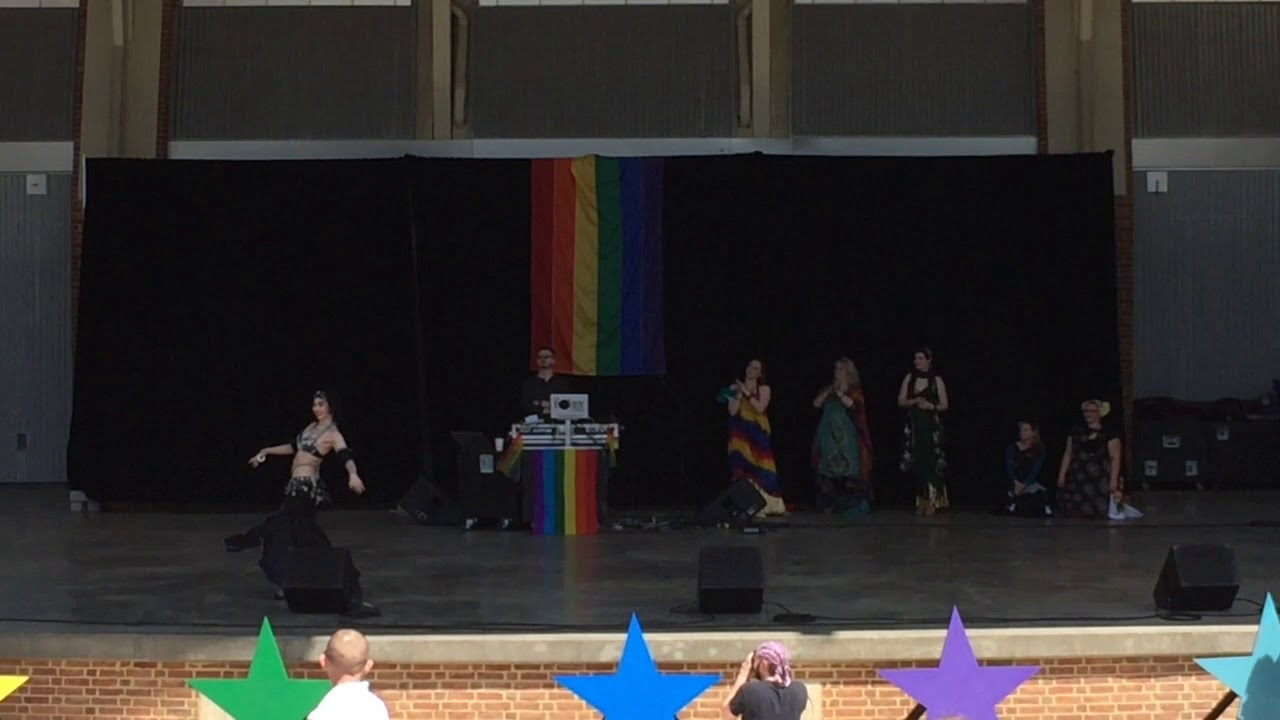 Sydney Dayyani Belly Dance at Roanoke Pride 2018 [4/14/2018] - YouTube