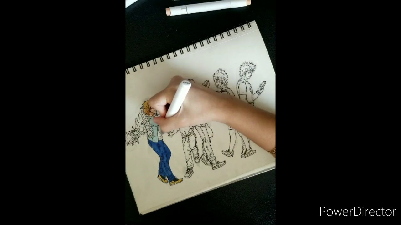 Drawing the Bakusquad! ||Speed Art My Hero Academia|| - YouTube