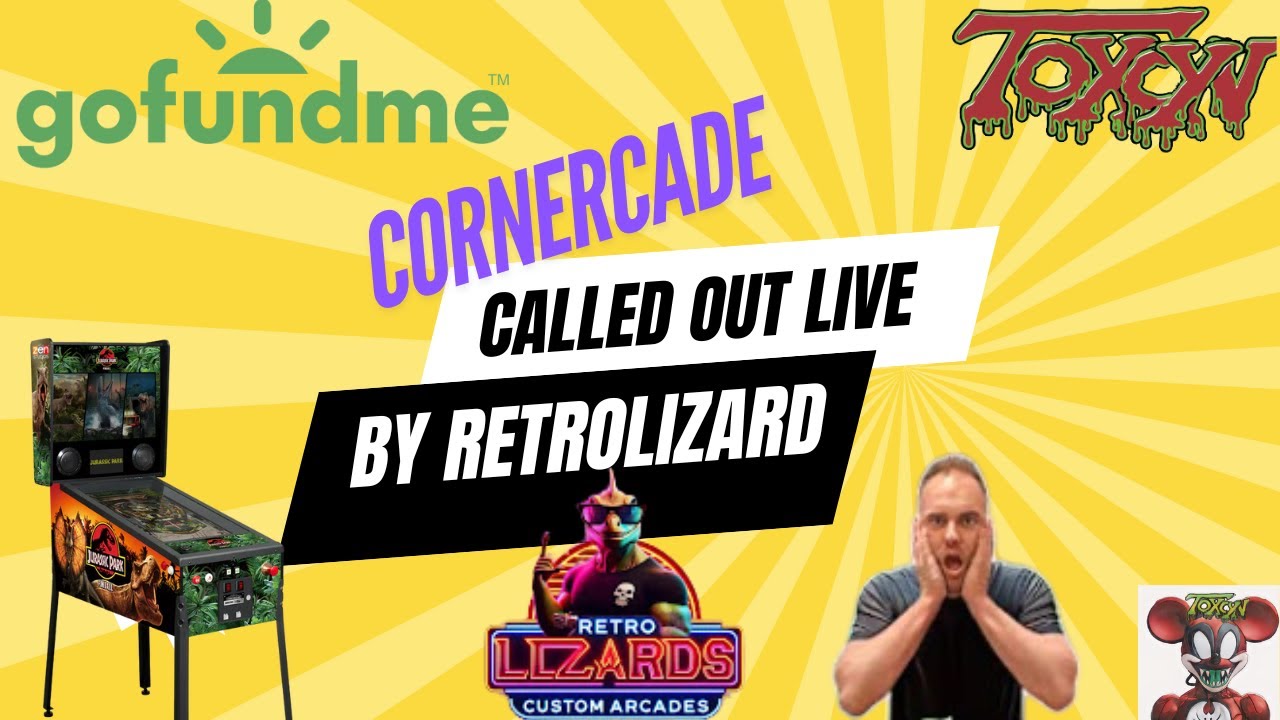 RetroLizard CONFRONTS Cornercade LIVE on GoFundMe after buying $2,000 V ...